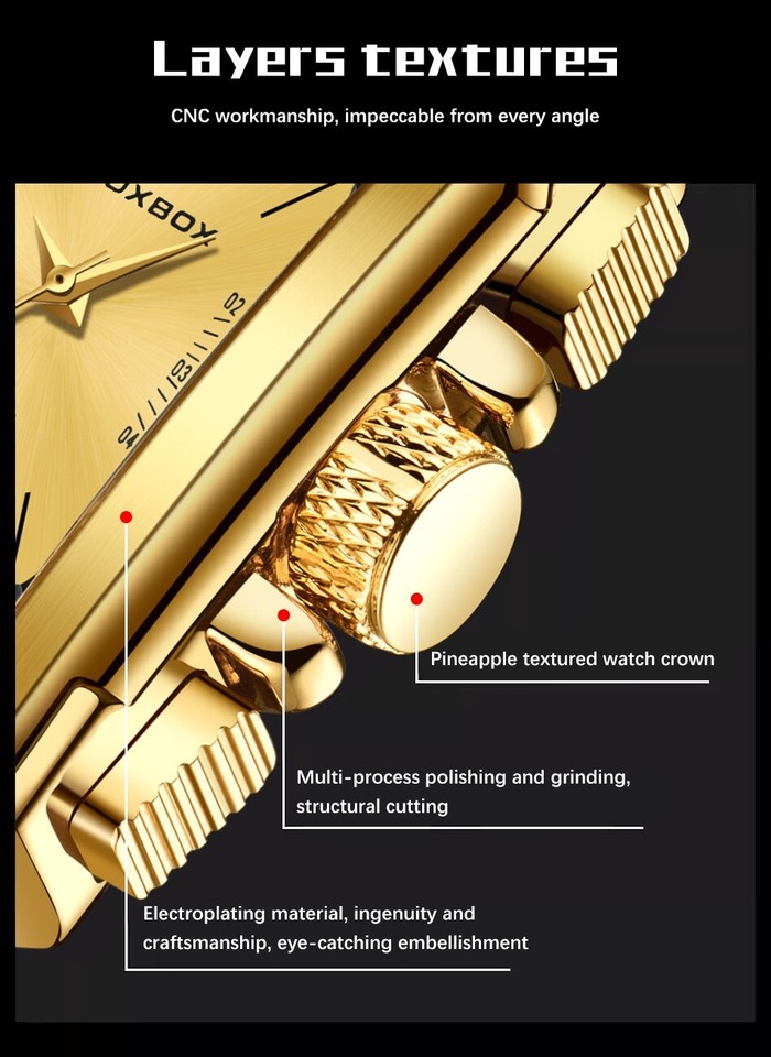 Top Men's Watches LCD Digital Display Quartz Watch Silicone Strap ...