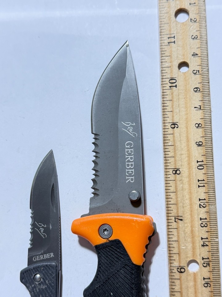 Lot of 2 Gerber Bear Grylls Lockback Pocket Knives - Scout - Compact | eBay