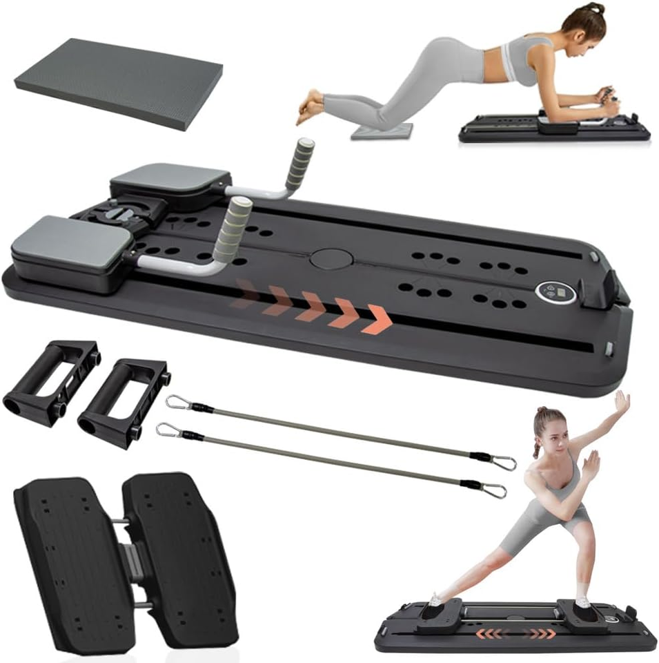 Pilates Reformer Board-4 in 1 Pilates Reformer Set-Tiny SPARK Multi ...