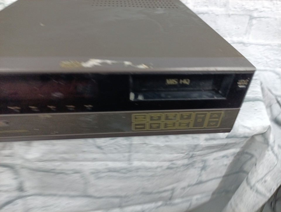 Rare Side Load Zenith VCR 4 Head VHS Player VR1830. WORKS BUT READ | eBay