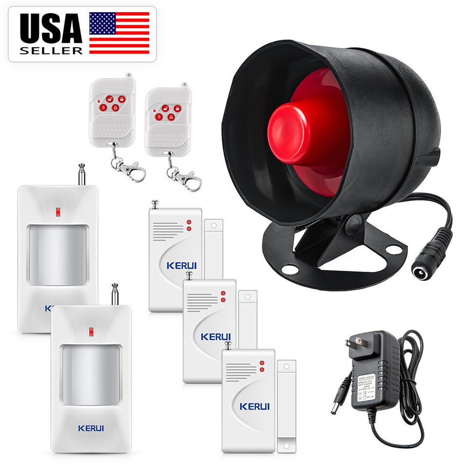 KERUI Wireless Home Shop Alarm Security System Alert Garage Burglar ...
