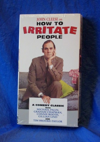 John Cleese On HOW TO IRRITATE PEOPLE Monty Python Members VHS SEALED ...