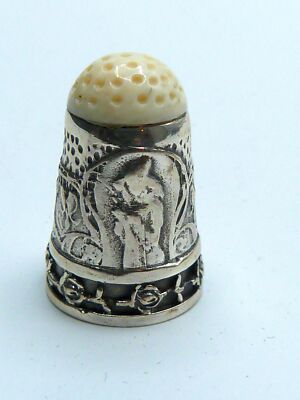 Fingerhut Silber 925 Jugendstil Silver Thimble Art Nouveau | eBay.de