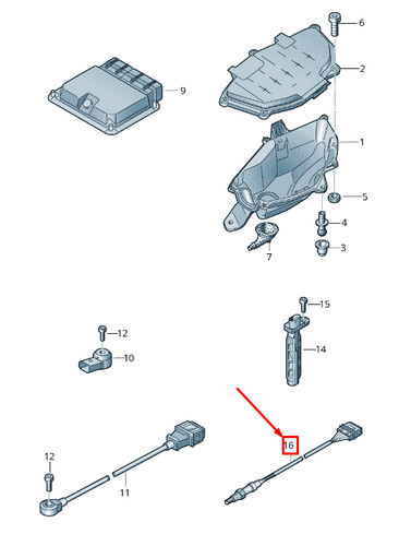 AUDI A6 AVANT S6 QUATTRO A7 SPORTBACK A8 S8 LAMBDA PROBE 4H0906262L NO ...