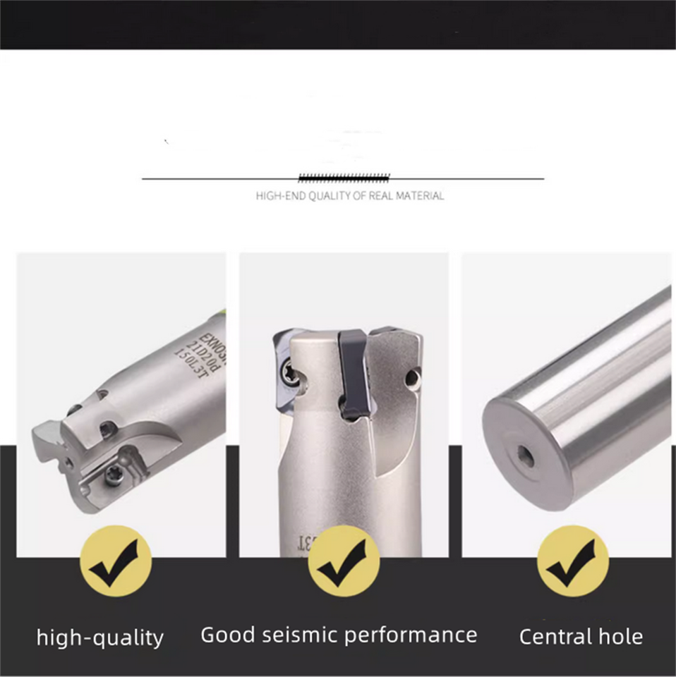 1PCS EXN03R-C20-21-200L-3T CNC milling cutter bar for LNMU0303 Carbide ...