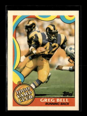 1989 Topps #8 Greg Bell 1000 Yard Club | eBay