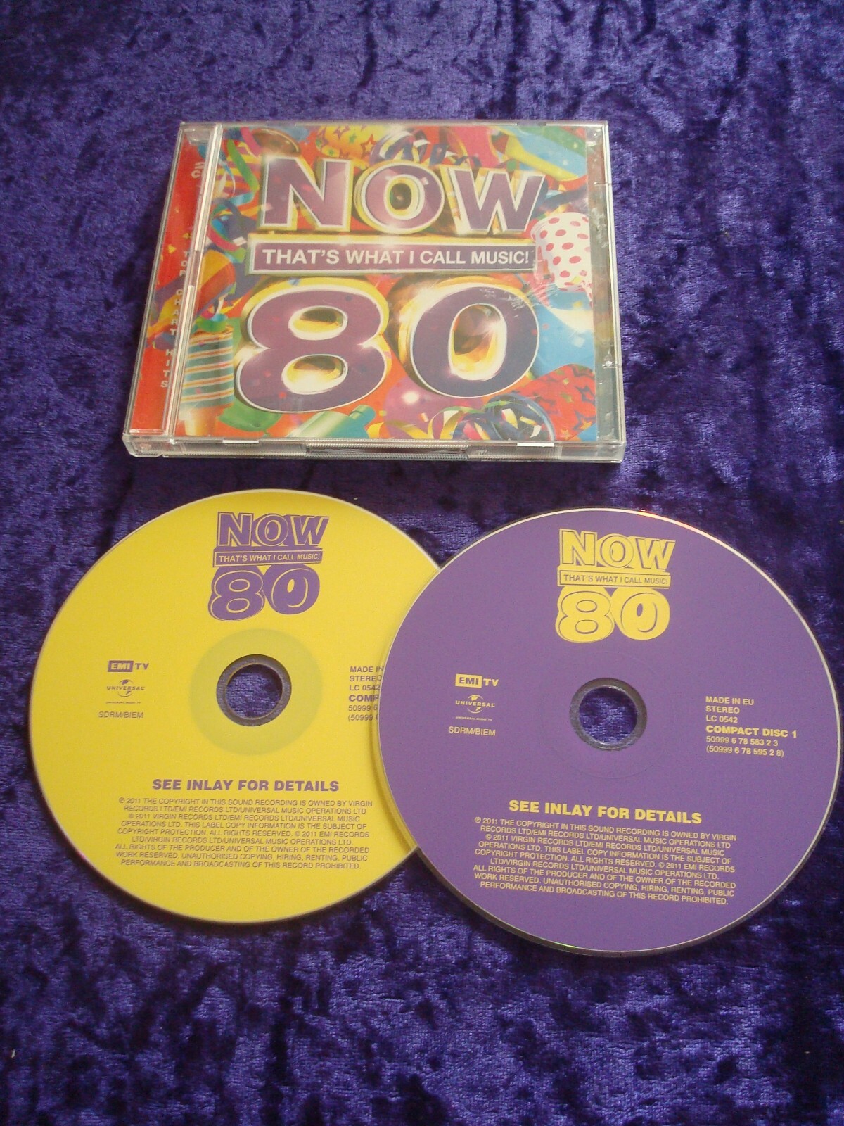 CD.NOW THAT'S WHAT I CALL MUSIC VOLUME 80.2 CD SET.43 TRACKS.POP MUSIC ...