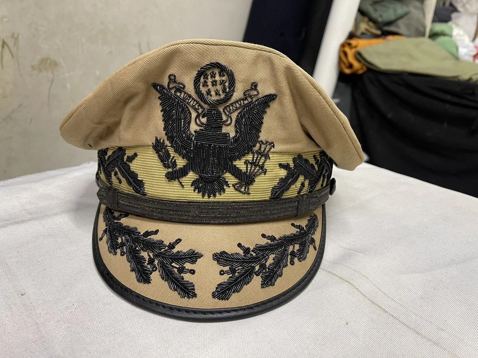 US Army General Douglas MacArthur Cap – Authentic Khaki Uniform Hat | eBay