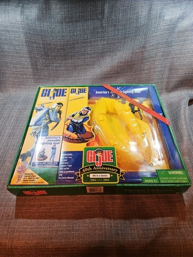Timeless Hasbro GI Joe Action Pilot Figure w/ Survival Life Raft 40th ...