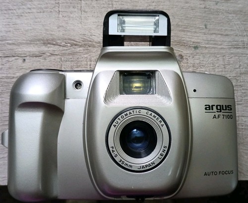 Argus AF710D Auto Focus 35 mm Camera with "Flip Up" Flash W/ Case | eBay