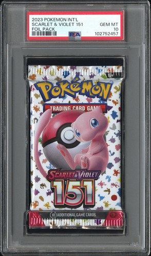 Pokemon 151 Authentic Sealed Booster Pack English PSA 10 Gem Mint | eBay