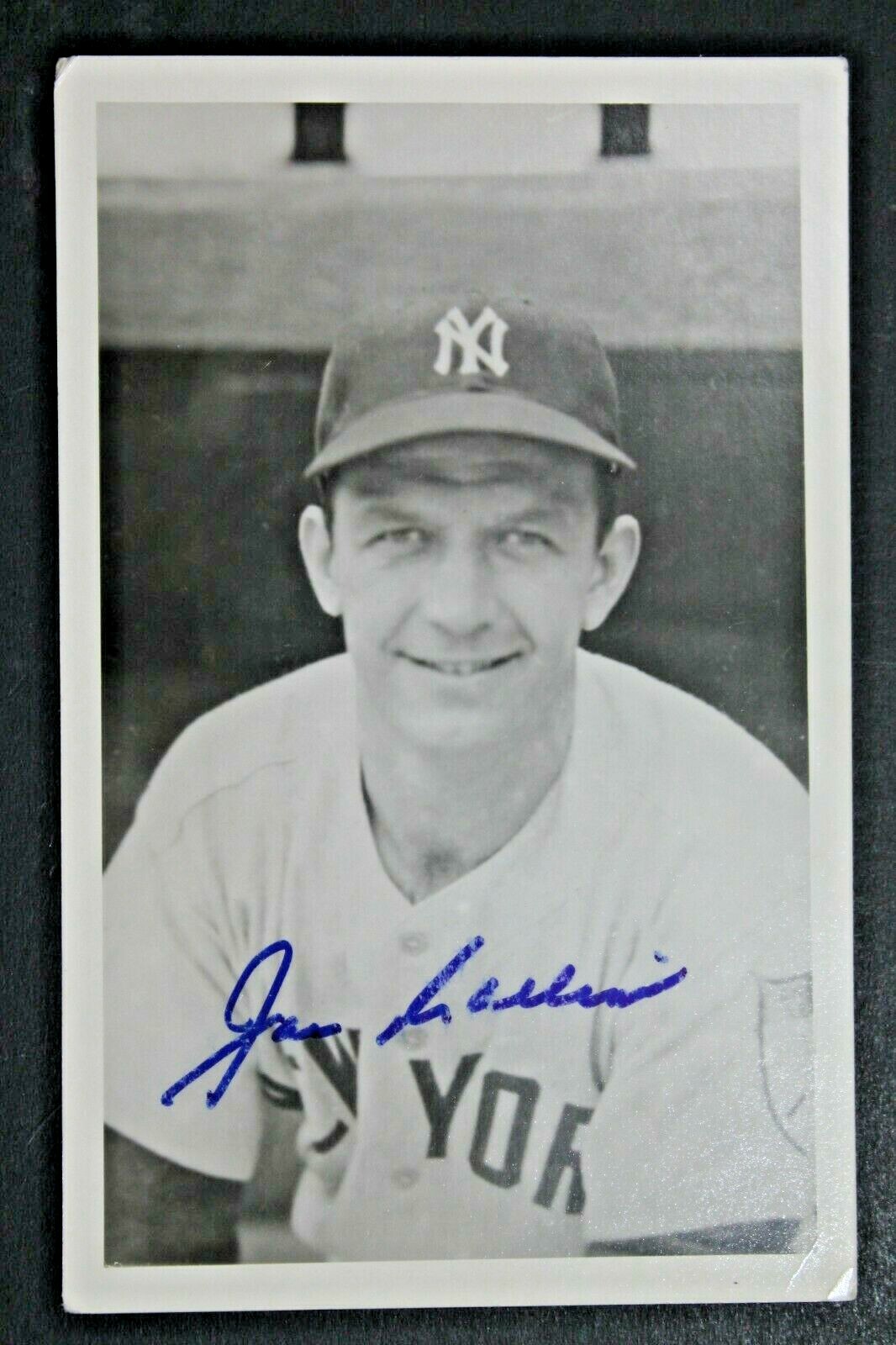 Joe Collins (d.1989) New York Yankees Signed Autographed 3x5 Postcard ...
