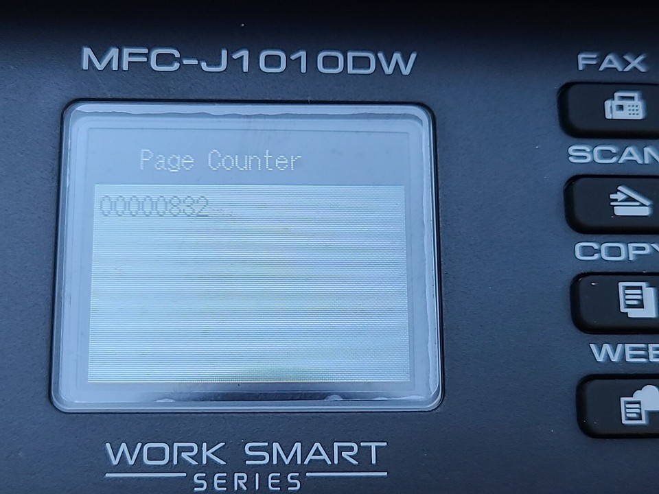 Brother MFC-J1010DW Wireless Color Inkjet All-in-One Printer 880 Page ...