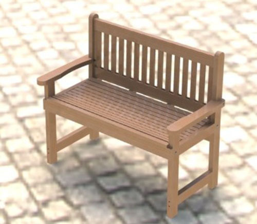 English Style Garden Bench Woodworking Project Plans/Blueprint DIY | eBay