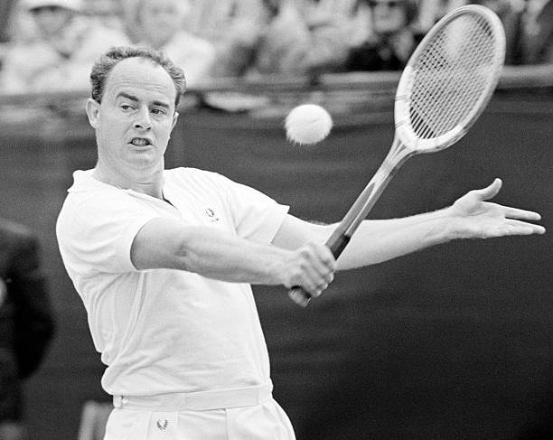 Tennis Bobby Wilson Of Great Britain Playing At Wimbledon 1968 OLD ...
