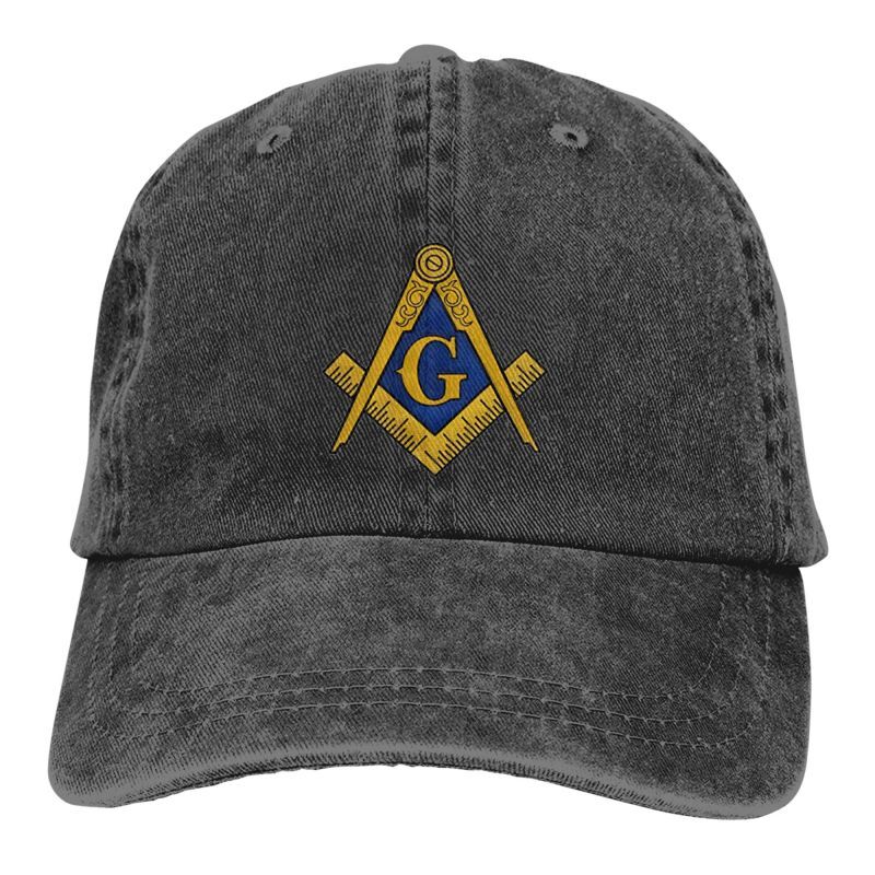 Unisex Freemason's Denim Hat Adjustable Baseball Cap Dad Hat | eBay