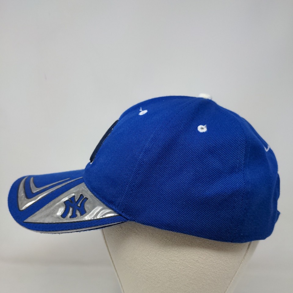 New York Yankees Men's Strapback Hat Blue OSFA Embroidered Logo Bill ...