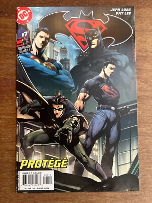 Superman Batman 7 DC Comics Jeph Loeb Pat Lee Protege Superboy Robin ...