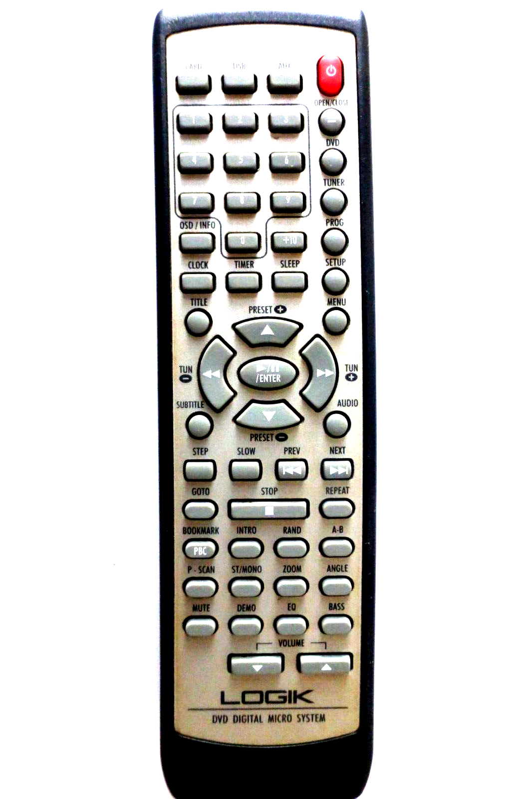 LOGIK DVD MICRO HIFI REMOTE CONTROL 800BRELOG00 for sale online | eBay