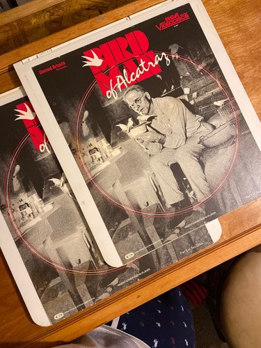 Bird Man of Alcatraz 2 disc set RCA VideoDiscs CED Video Disc videodisc ...