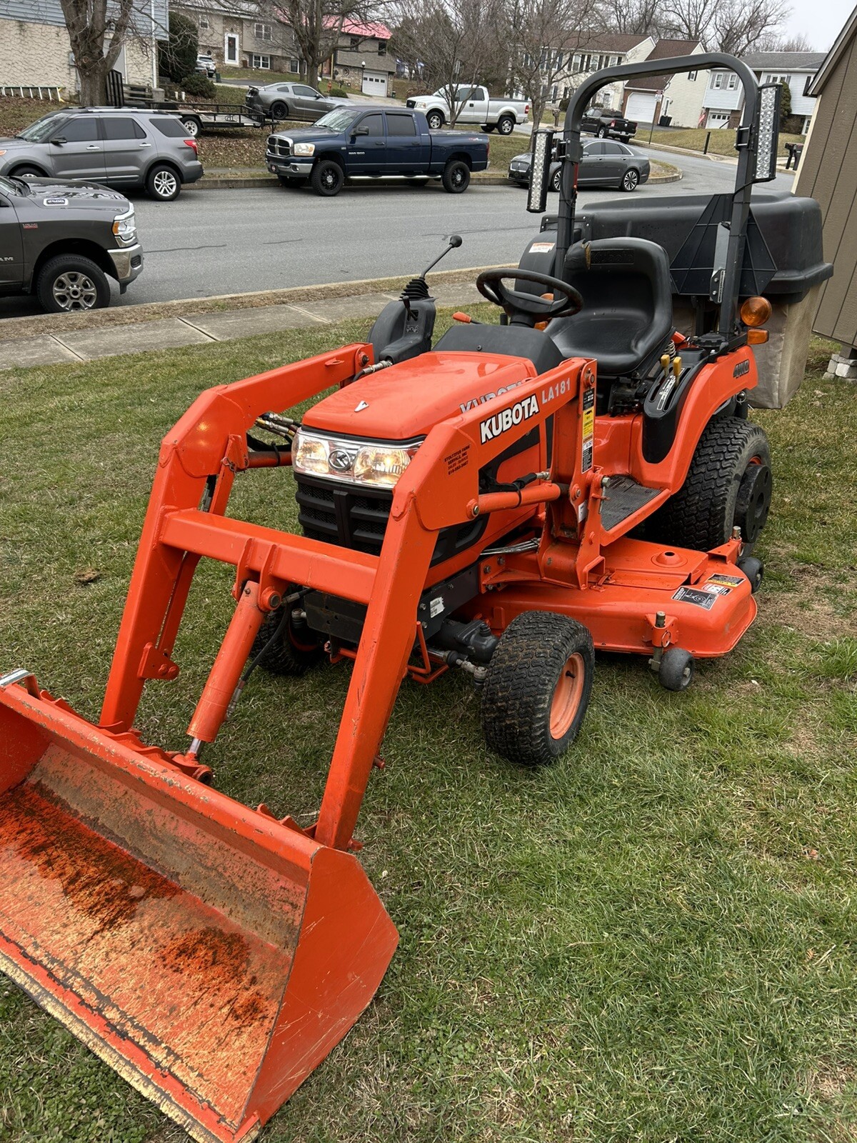Kubota Hydro 4X4 BX1500 Compact Utility Tractor Loader Bagger & Mid ...
