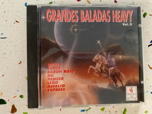 Grandes Ballads Heavy Vol II CD Wishbone Santa Baron Rojo Gnu Panzer ...