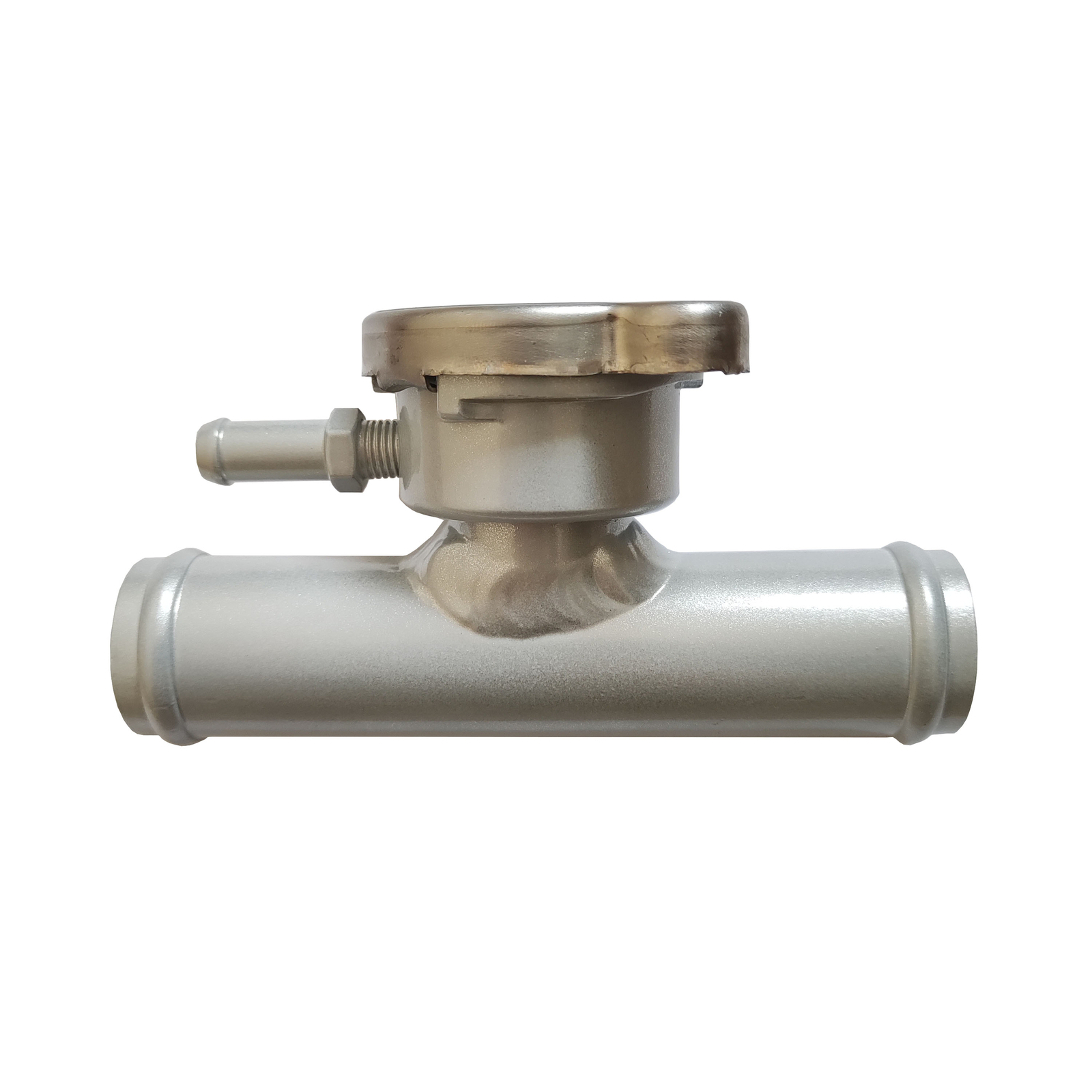 1" 25mm Hose Radiator Universal Aluminium Inline Filler Neck Pipe W/1.1 ...