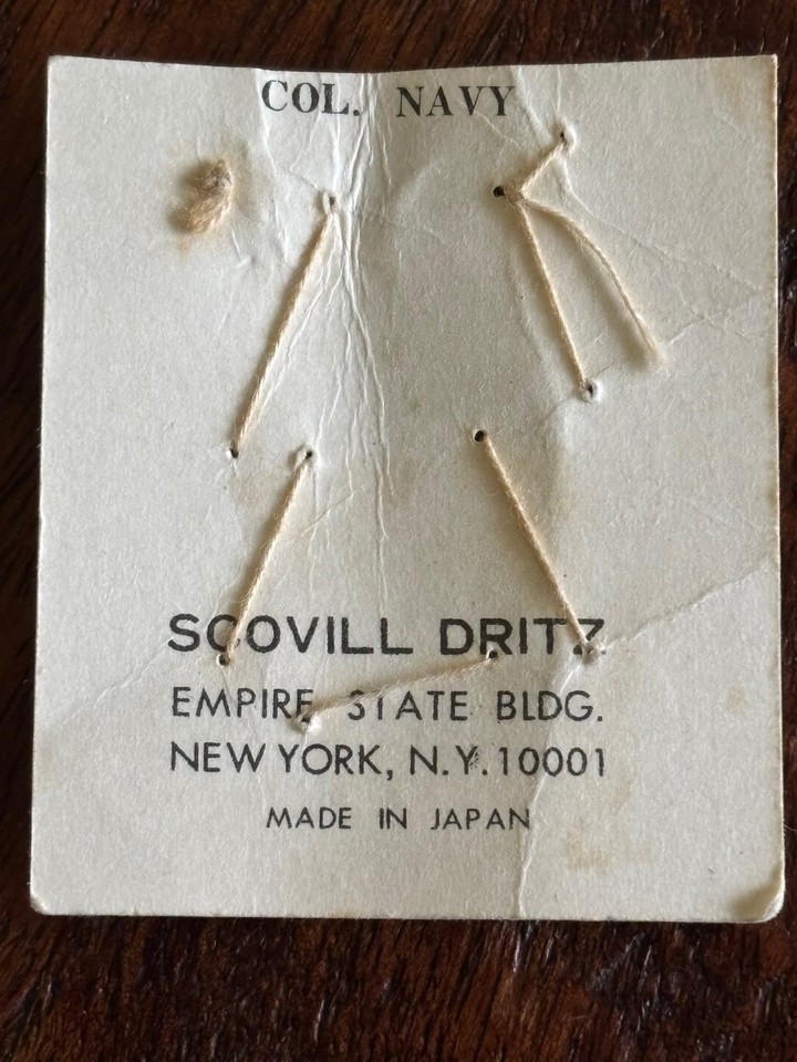 Vintage Scovill Dritz buttons NOS VTG 1940's-1950's Empire State ...