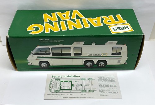 VINTAGE 1978/80 HESS TRAINING VAN IN ORIGINAL BOX WITH CARD & INSERTS ...