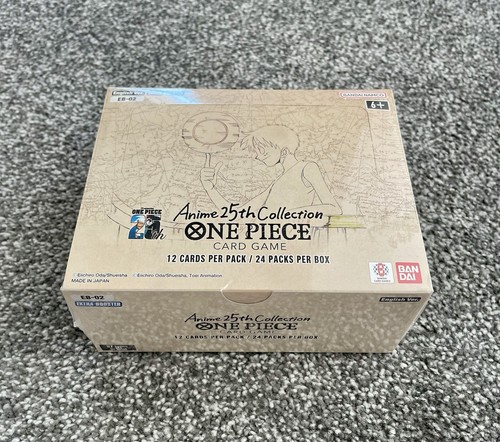 One Piece EB02 Anime 25th Collection Booster Box Sealed - MINT - Rare ...