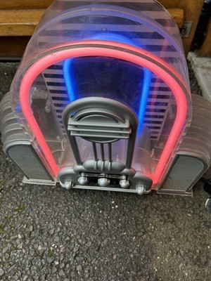 Vintage 1989 Marilyn Neon Table Duke Box Style AM/FM Radio By Cicena ...