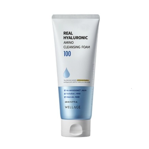 WELLAGE Real Hyaluronic Amino Cleansing Foam 150ml Moisture Foam ...