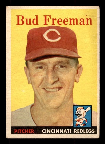 1958 Topps Baseball #27 Bud Freeman GD *e1 | eBay