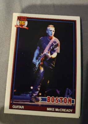 2016 Mike McCready Pearl Jam Boston Fenway Park Trading Baseball Card ...