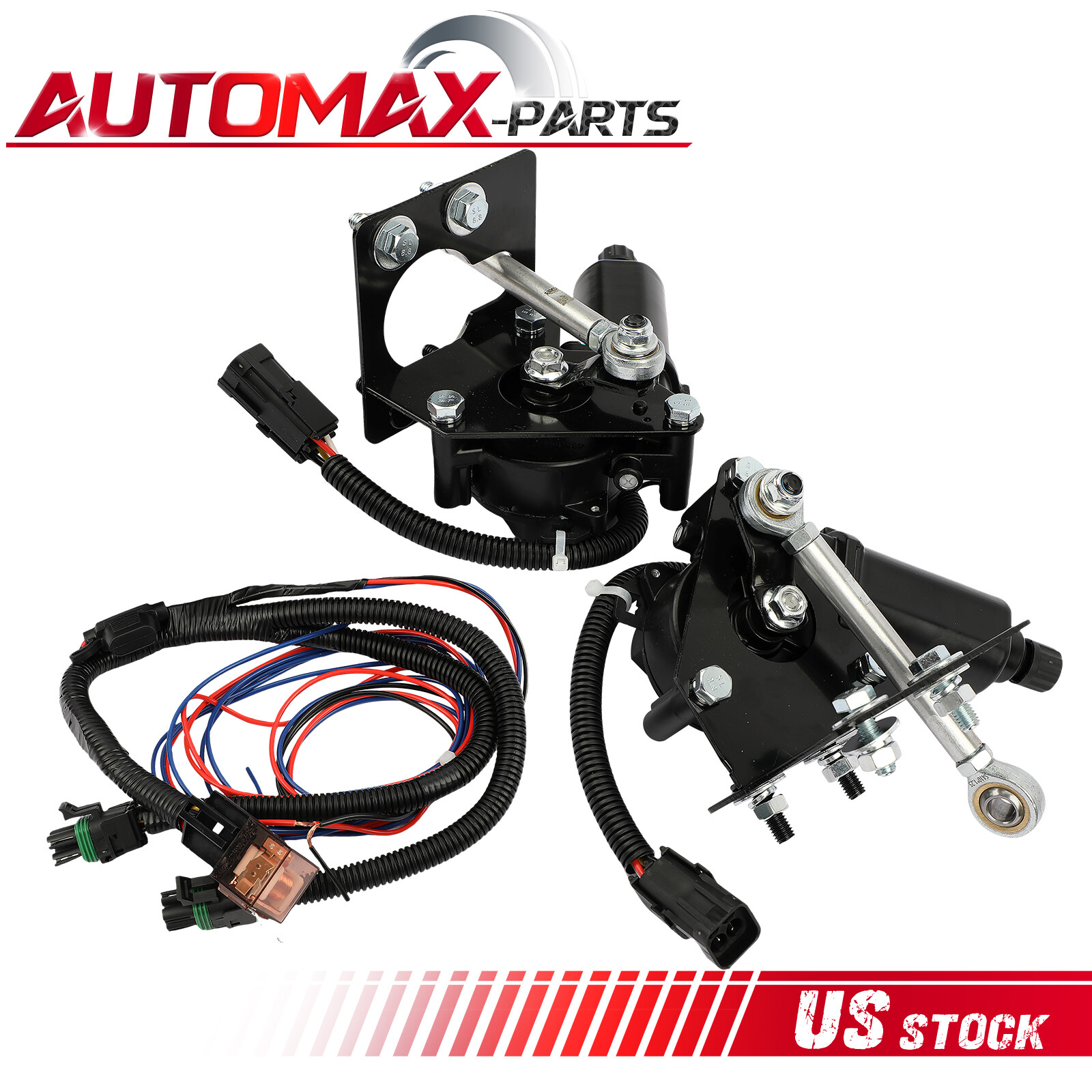 For C3 Corvette 68-82 Electric Headlight Motor Conversion Kit True Plug ...