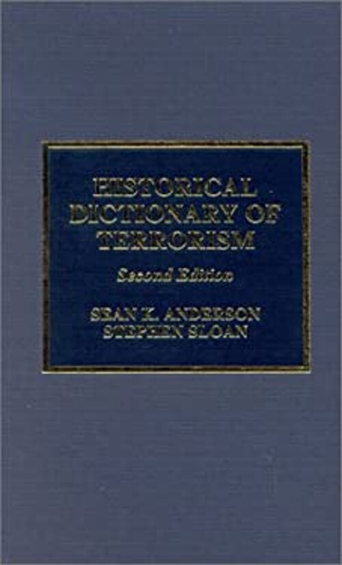 Historical Dictionary of Terrorism Hardcover Stephen, Anderson, S ...
