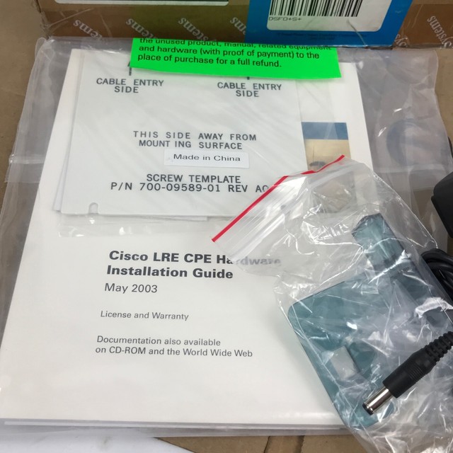 Cisco Systems Catalyst 585 LRE Series CPE Long-reach Ethernet Switch ...