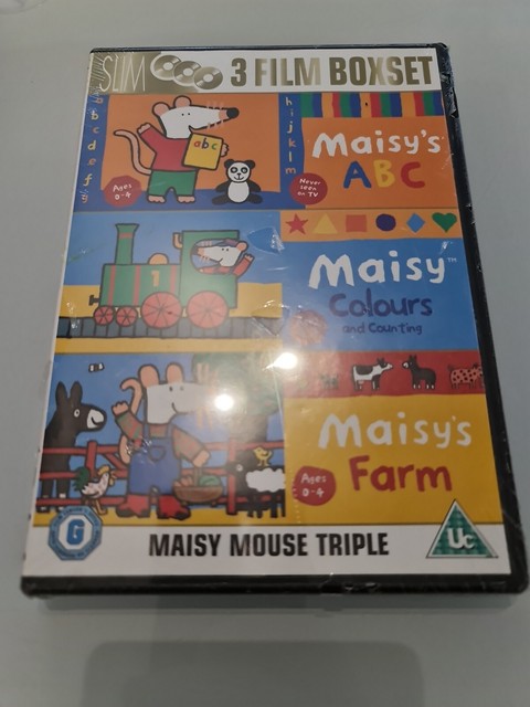 Maisy - ABC/Colours And Counting/Farm (DVD, 2007) for sale online | eBay