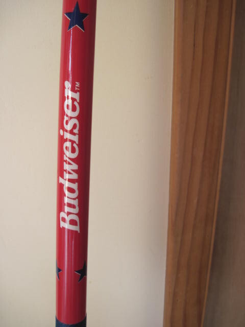 Budweiser Billards Cue Pool Stick Blue & Red Anheuser Bush Beer 58" | eBay