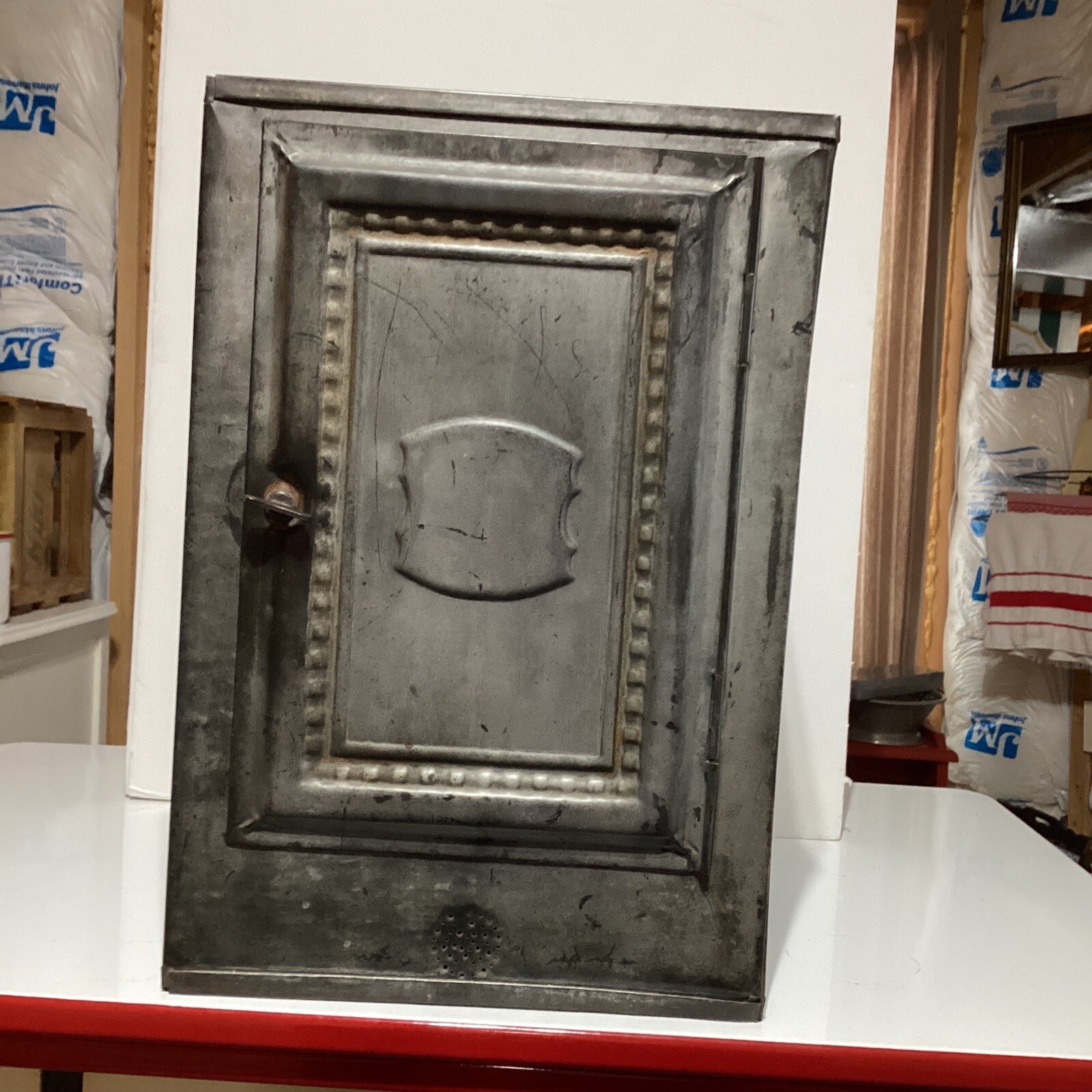 vintage metal pie safe With Locking Door 20x13 1/2x11 1/4 | eBay