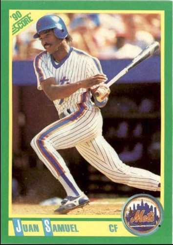 1990 Score Juan Samuel New York Mets #198 | eBay