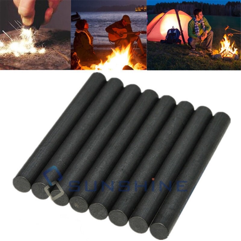 Outdoor Ferro Rod Kit - Survival Ferrocerium Flint Fire Starter 1/2"x5 ...