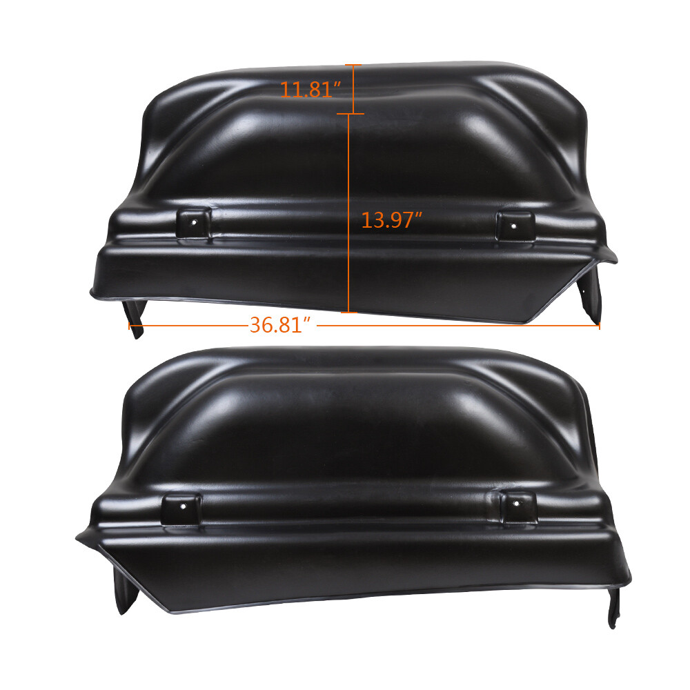 Wheel Well Fender Guards Fit For 14-18 Chevy Silverado 1500 / 15-19 ...