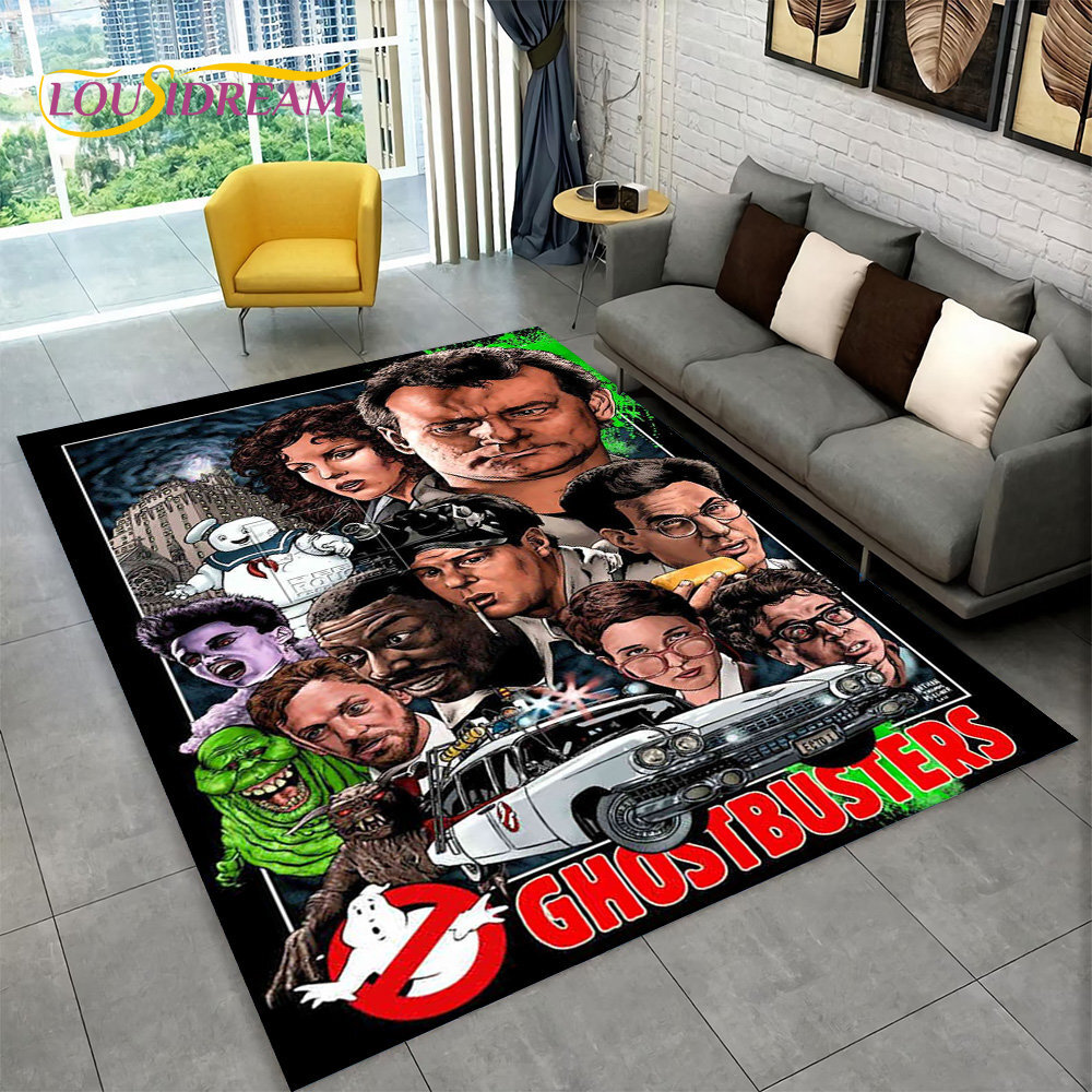Ghostbusters Floor Rugs Bedroom Living Room Carpets Anti-Slip Doormat ...