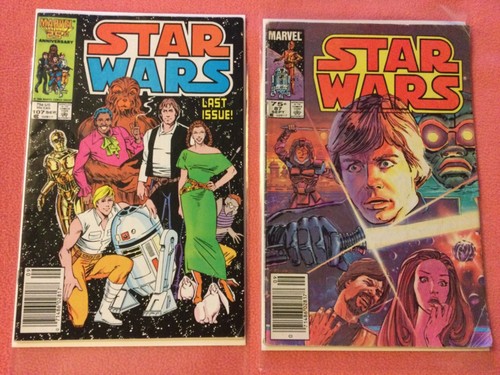STAR WARS # 107 MARVEL COMICS September 1986 NEWSSTAND VARIANT LAST ...