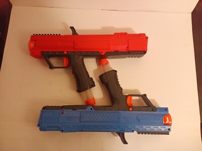 2 Nerf Rival XV-700 Apollo Guns Red/Blue Both With Clips | eBay