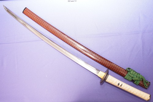 JUL93 Antique Japanese Sword Kashu Fujiwara Ietsugu Katana in Koshirae ...