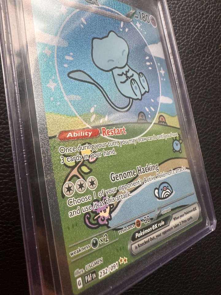 Pokémon TCG Bubble Mew EX 232/091 Paldean Fates Special Illustration ...