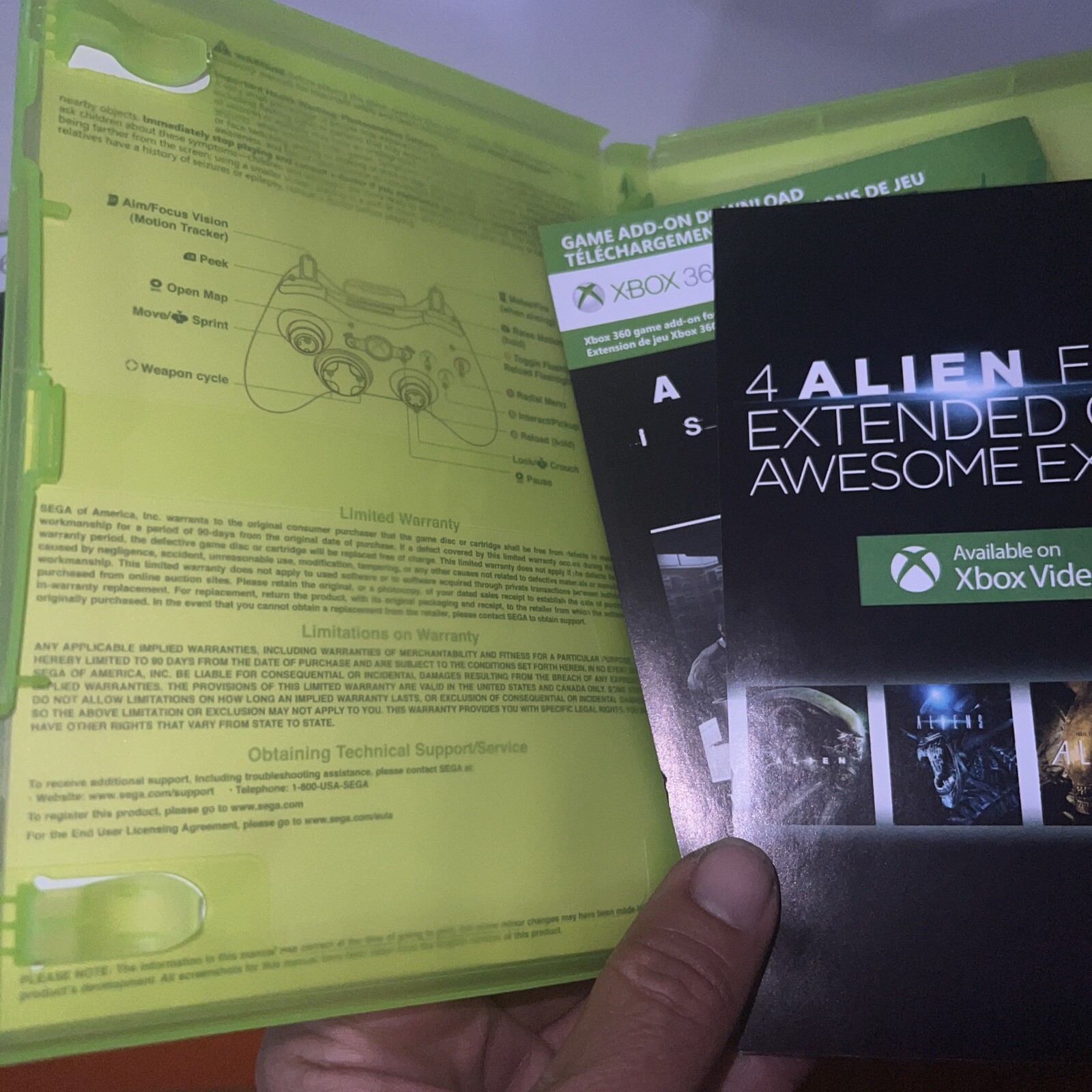 Alien: Isolation & Aliens Colonial Marines XBox 360 complete lot set by ...
