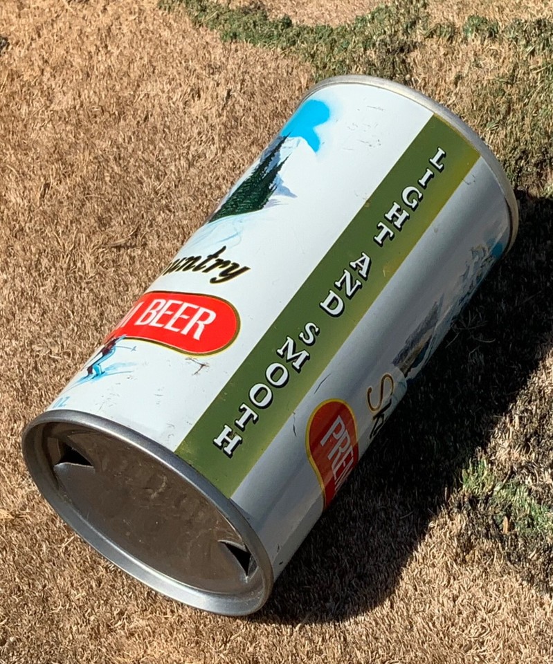 12oz Ski Country PT Beer Can - Bottom Opened | eBay